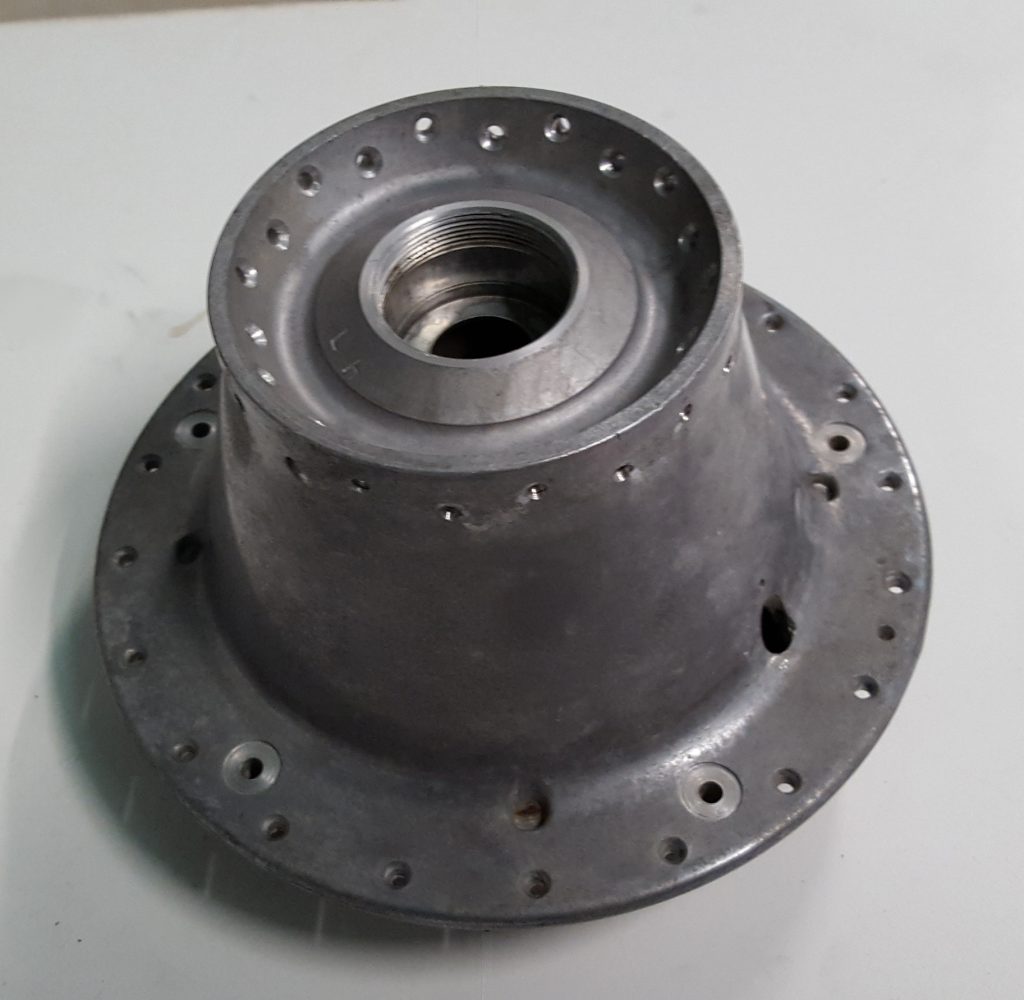 Conical Hub Before – Classic Triumph