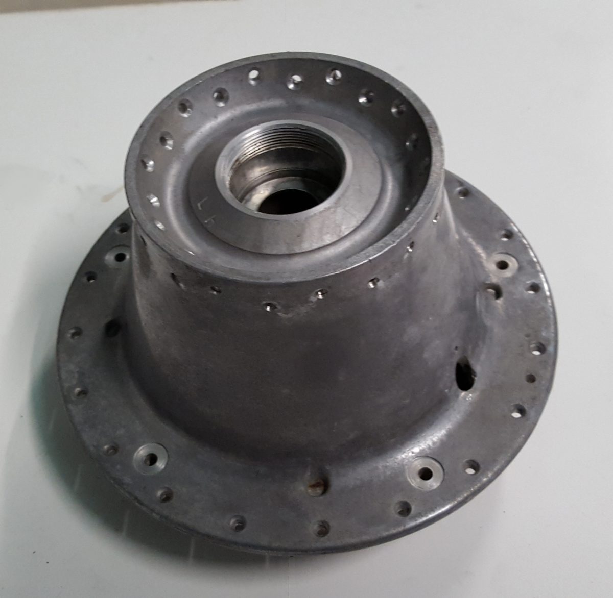 Conical Hub Before – Classic Triumph